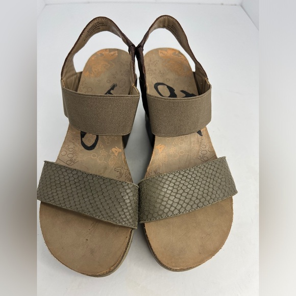 OTBT | Shoes | Otbt Bushnell Wedge Sling Back Sandal Size 75 | Poshmark